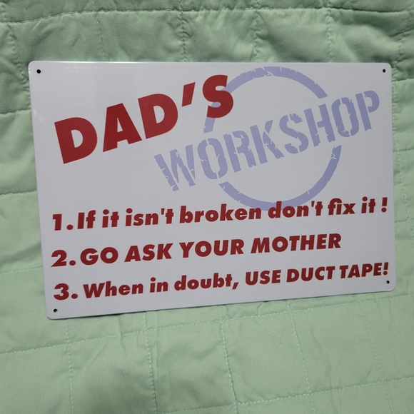 Other | Dads Garage Sign Dads Workshop | Poshmark